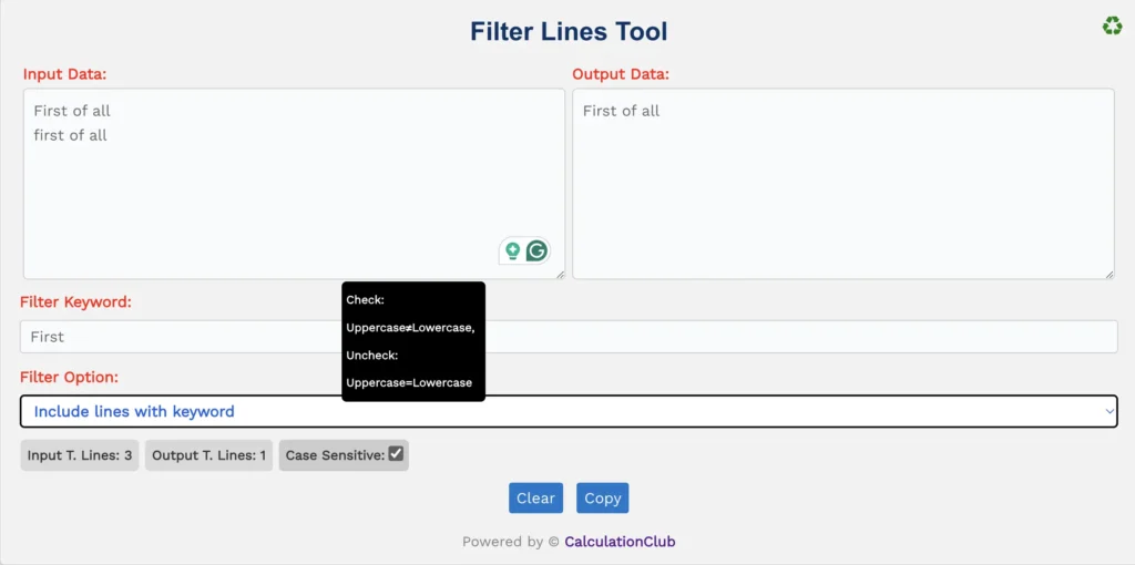 Filter Lines Online – Keep or Remove Lines by Keyword