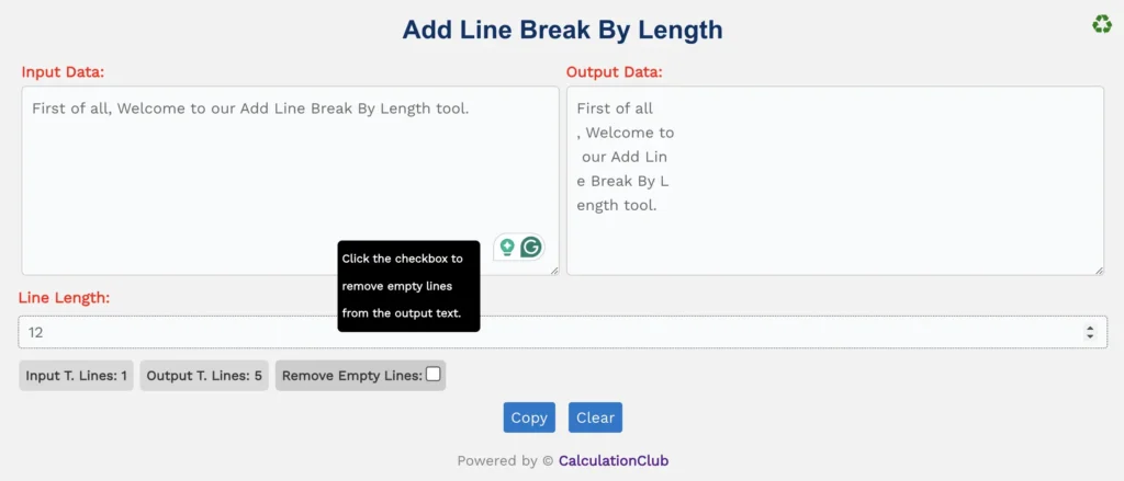 Add Line Break by Length – Break Text by Character Limit